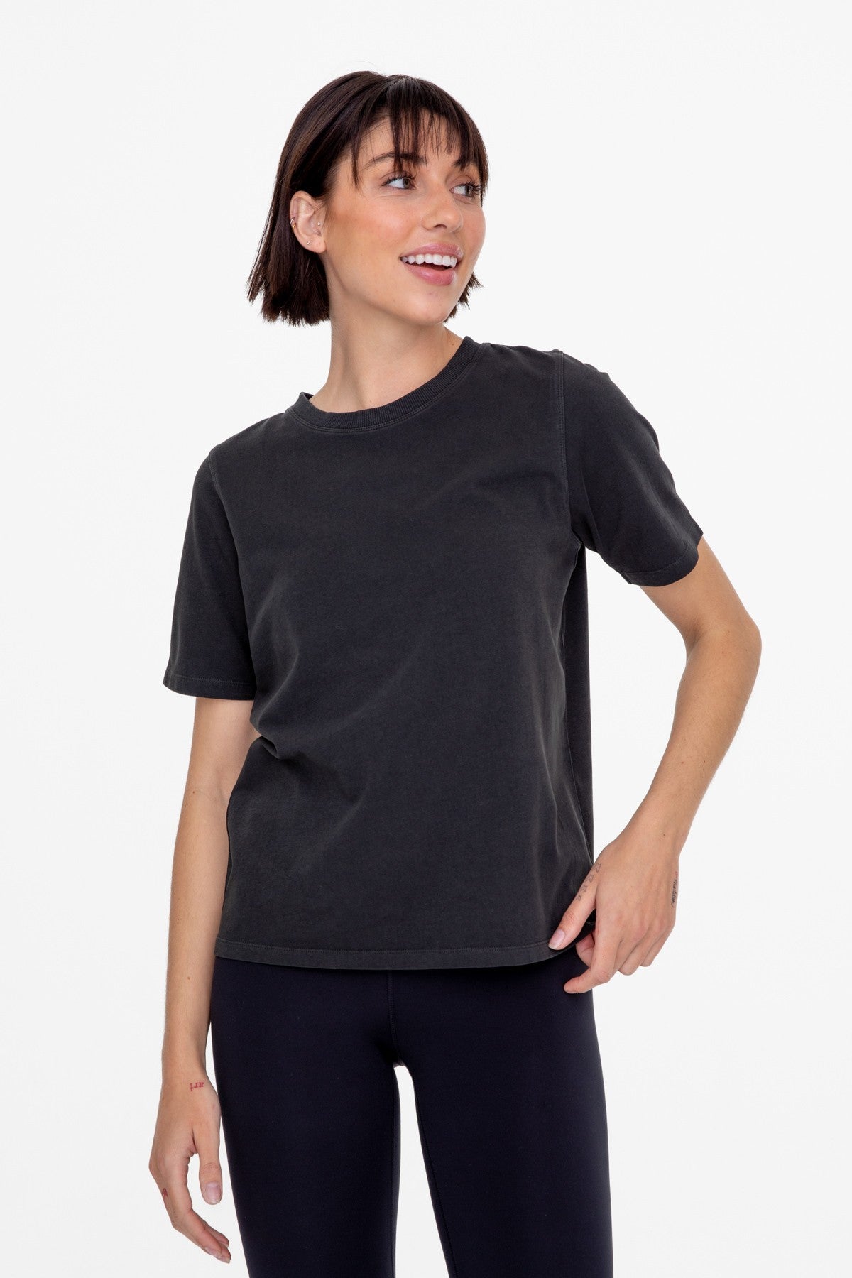 Classic Boxy Fit Tee - Black – Wood + Wave